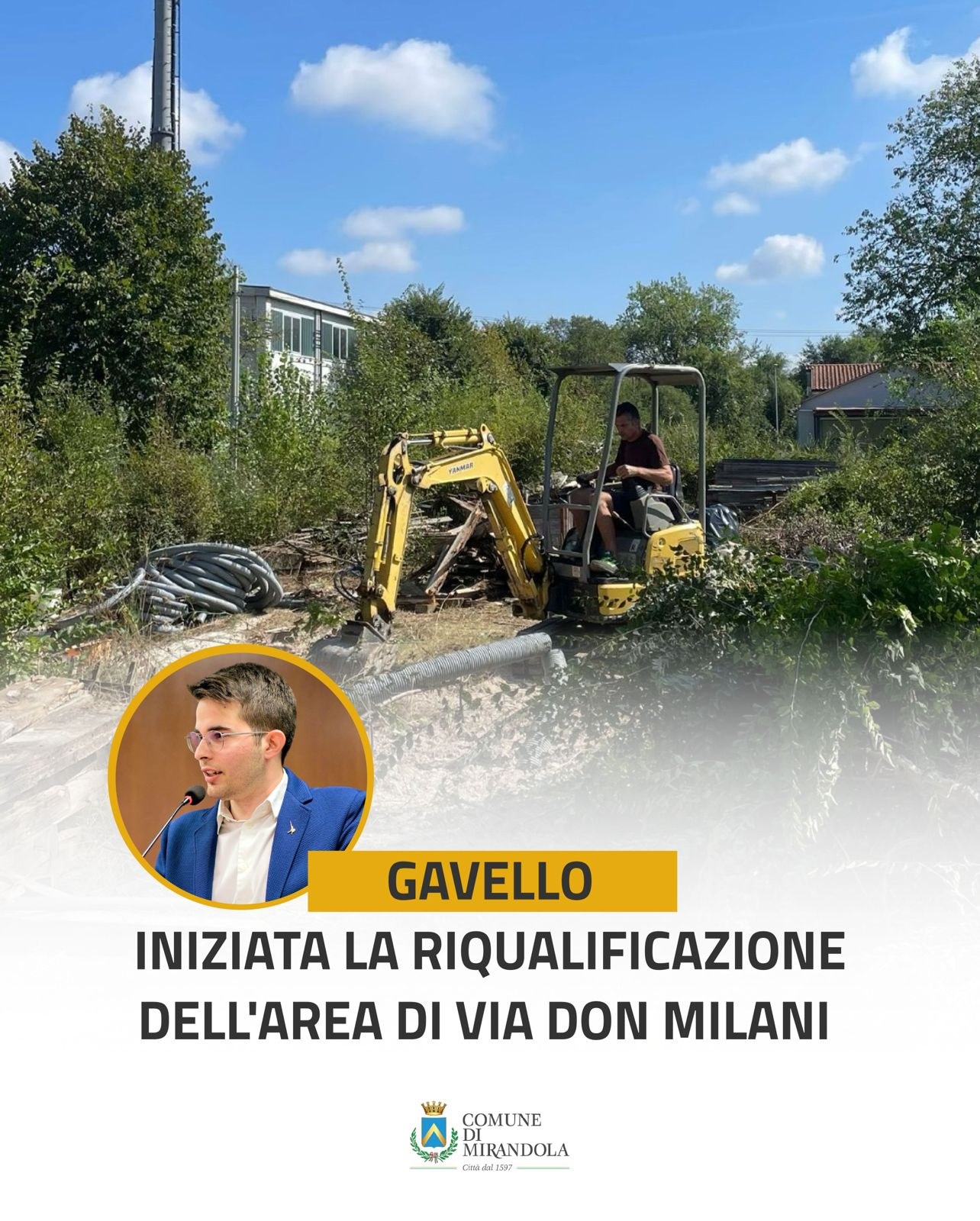 Gavello, stop al degrado: iniziati i lavori di riqualificazione dell ...